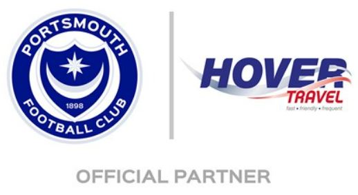 Portsmouth FC Ticket Card Match Day Flyer Hovertravel